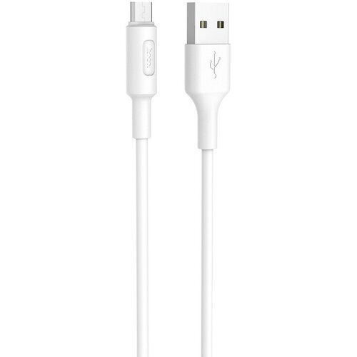 Кабель USB MicroUSB Hoco X25 белый