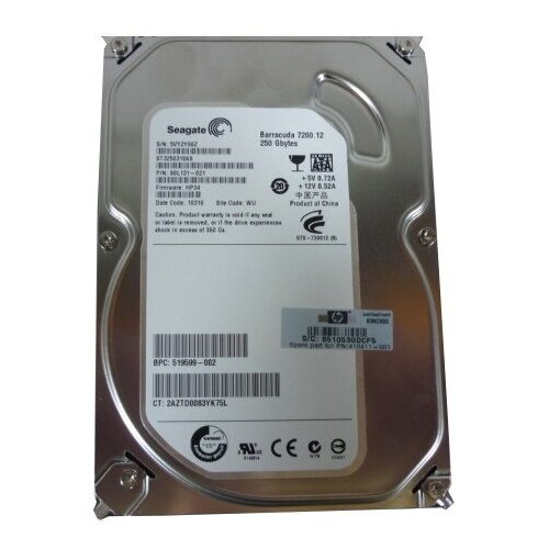 Жесткие диски HP Жесткий диск HP 3.5" 250GB SATA 7,2K Workstation 410502-001