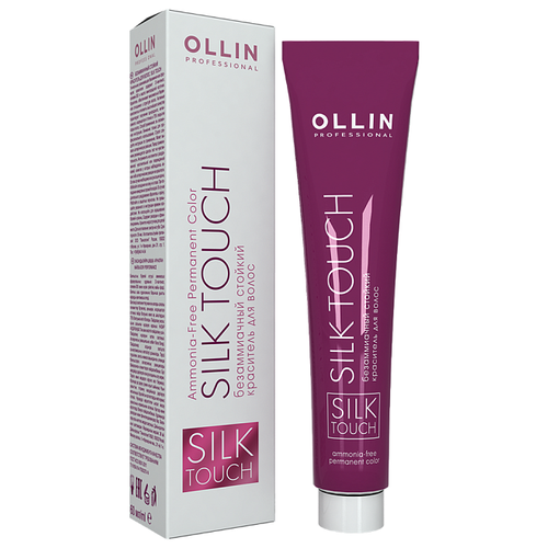 OLLIN Professional Silk Touch стойкий краситель для волос безаммиачный, 0/00 нейтральный, 60 мл