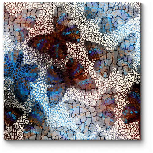 Модульная картина Узор из бабочек 30x30