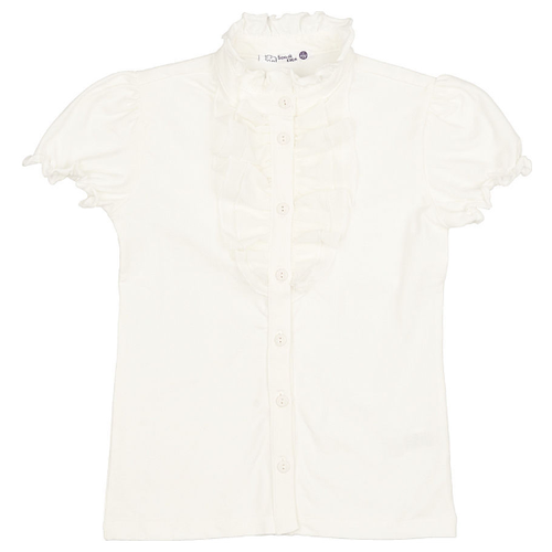 Школьная блуза Белый Слон, размер 146, бежевый