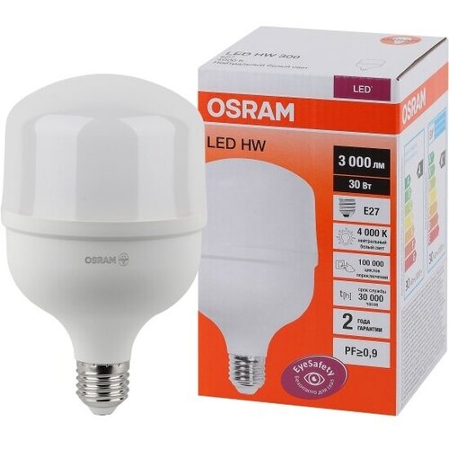 Светодиодная лампа Ledvance-osram OSRAM LED HW 30W/840 230V E27 3000lm 12X1
