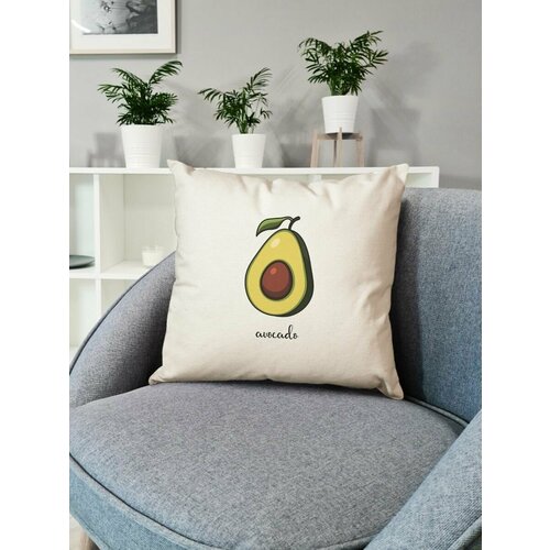 Подушка декоративная на диван Авокадо №5