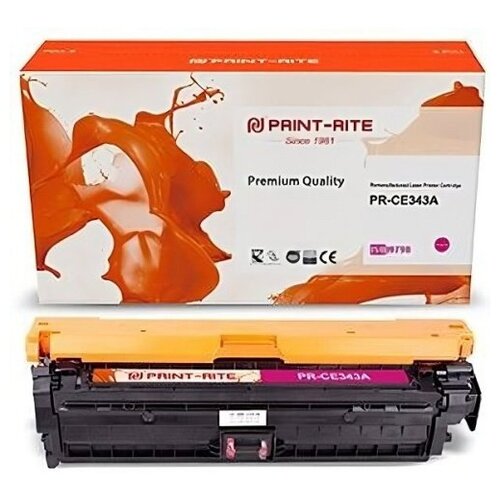 Картридж лазерный Print-Rite TRHE97MPU1J PR-CE343A CE343A пурпурный (16000стр.) для HP CLJ M775