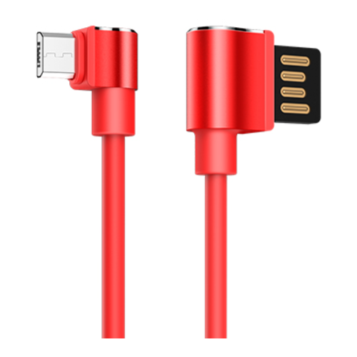 Кабель Hoco U37 Long roam USB - MicroUSB, 1.2 м, 1 шт., красный