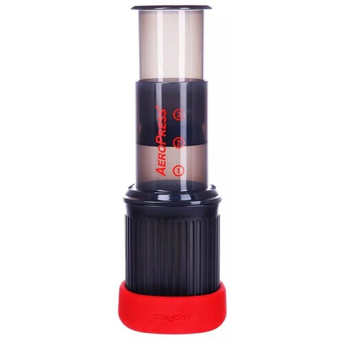 Аэропресс AeroPress Go Travel, 250 мл, черный/красный