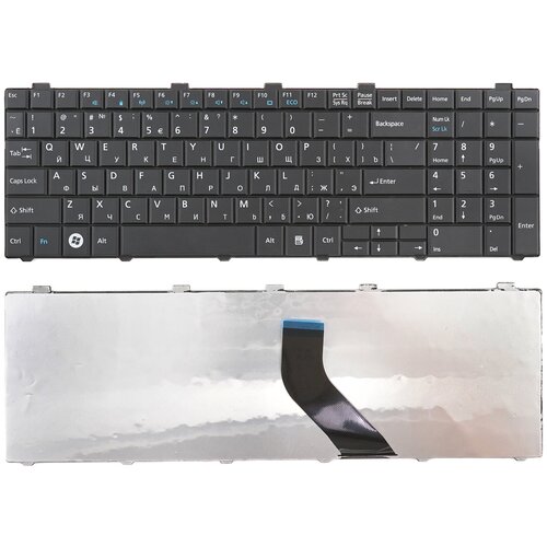 Клавиатура для ноутбука Fujitsu A530, A531 черная