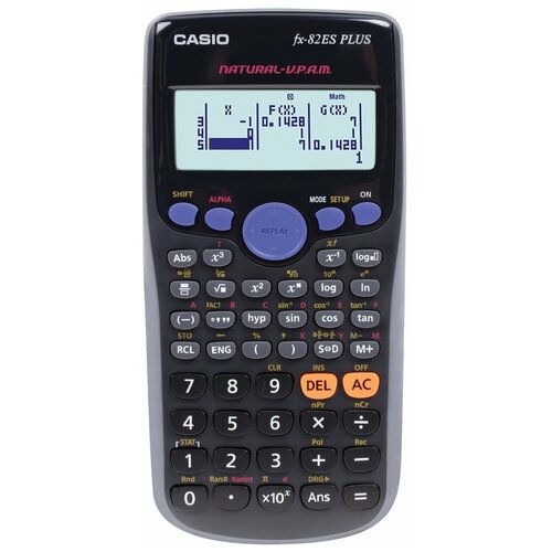 Калькулятор инженерный Casio FX-82ESPLUSBKSBEHD 252 функции сертифицирован для ЕГЭ 250394