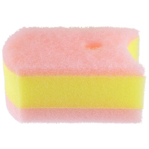 Kikulon Губка для ванной и кухни - Soft sponge scouter non scratch 11x8см, 1шт