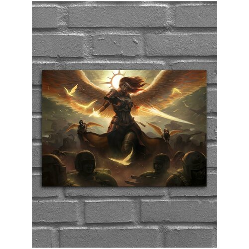 Постер Вархаммер 40000 Warhammer: Святая Целестина, на А3