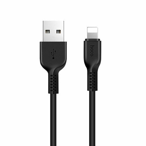 Кабель для айфон USB HOCO X13 Easy USB - Lightning, 2А, 1 м, черный