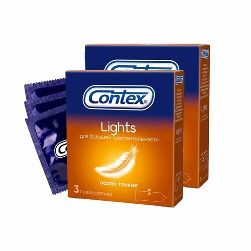 Contex Презервативы Lights, особо тонкие, 6 шт