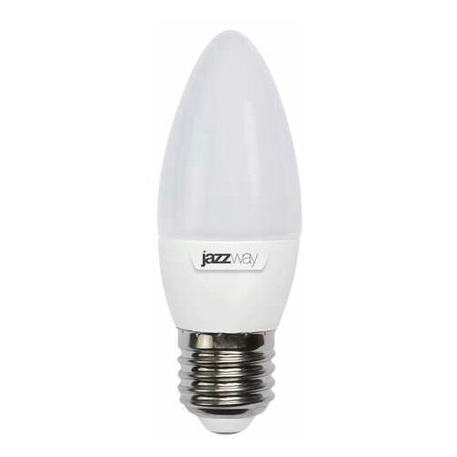 Лампа светодиодная PLED-SP C37 9Вт свеча 3000К тепл. бел. E27 820лм 230В JazzWay 5001923A (10шт. в упак.)