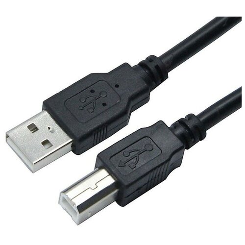 Кабель соединительный Cantell USB 2.0 для принтера, 3 метра, с фильтром, Черный