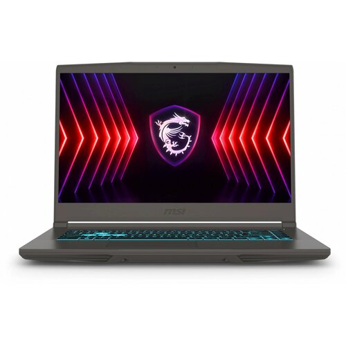 MSI Ноутбук MSI Thin 15 B12VE-1292RU Core i7 12650H 16Gb SSD512Gb NVIDIA GeForce RTX4050 6Gb 15.6" IPS FHD (1920x1080) Windows 11 Home grey WiFi BT Cam (9S7-16R831-1292) 9S7-16R831-1292