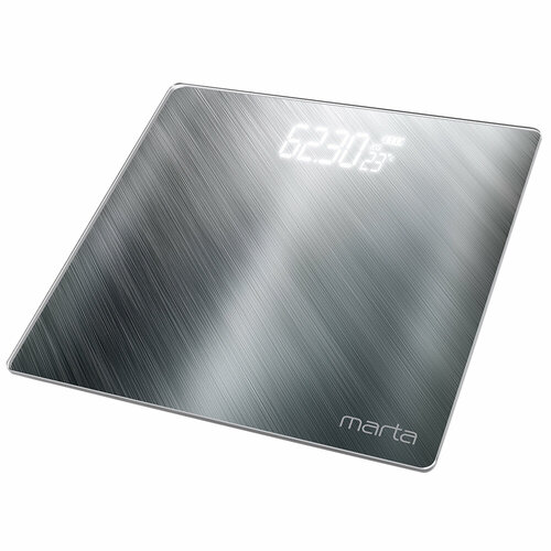 MARTA MT-SC3605 сталь весы напольные диагностические умные, LED дисплей, Bluetooth