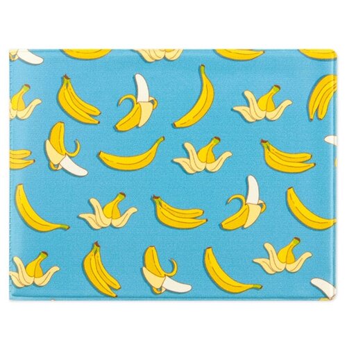 Обложка для студенческого билета Орландо Бананы, голубой, желтый
