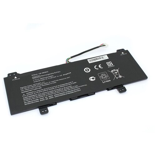 Аккумулятор (АКБ, аккумуляторная батарея) GM02XL для ноутбука HP 14-CA, 7.7В, 3600мАч, Li-Ion