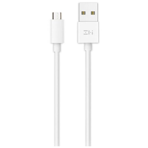 Кабель USB/Micro USB Xiaomi ZMI 80 см 2.1A Материал оплетки TPE (ZSH01), белый