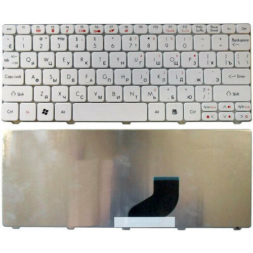 Клавиатура для ноутбука ACER AEZH9700210 Белая