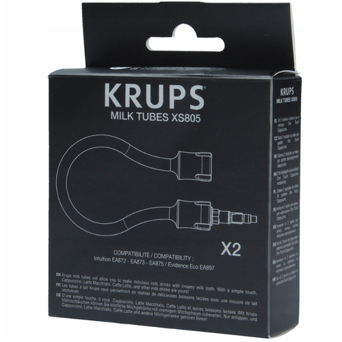 Krups Набор из 2 трубок для молока для кофемашины Krups XS805000, 2 шт