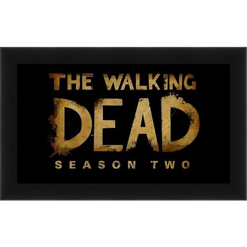 Плакат, постер на холсте The Walking Dead: Season 2. Размер 21 х 30 см