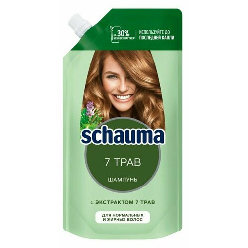 Шампунь для волос Schauma 7 Трав Свежесть и объём для нормальных и жирных волос, 250 мл, 3 шт