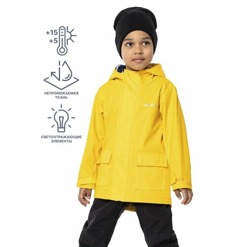 Куртка NIKASTYLE 4л5322, размер 134-68, желтый