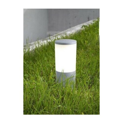 Светильник уличный грунтовый столбик FUMAGALLI AMELIA SPIKE GREY OPAL E27 FILAMENT LED 6W 2,7K