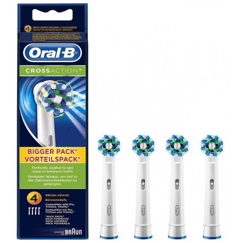 Насадки для зубных щеток Oral-B CrossAction (4шт)