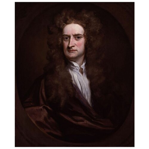 Репродукция на холсте Ньютон Исаак Сэр Кнеллер 50см. x 61см.