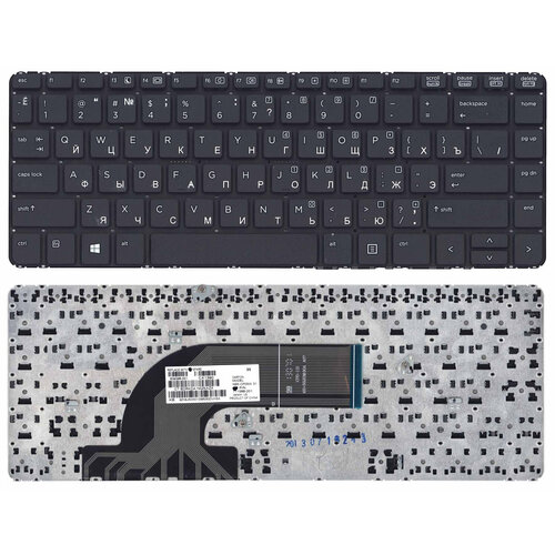 Клавиатура для HP ProBook 441 черная без рамки