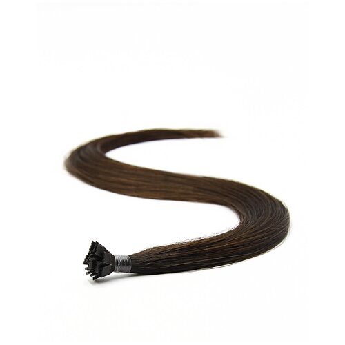 Hairshop Волосы для наращивания 3.0 (3) 40см 5STARS (20 капсул) (Темный шатен)