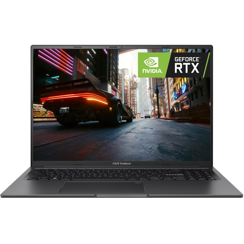 16" Ноутбук Asus VivoBook 16X, 120Гц, Intel Core i5-12500H (4.6 ГГц), RAM 16 ГБ, SSD 512 ГБ, NVIDIA GeForce RTX 2050, Windows 11, Русская раскладка