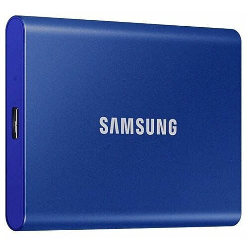 Твердотельный накопитель Samsung SSD 1TB T7 Touch, USB Type-C, R/W 1000/1050MB/s, Blue