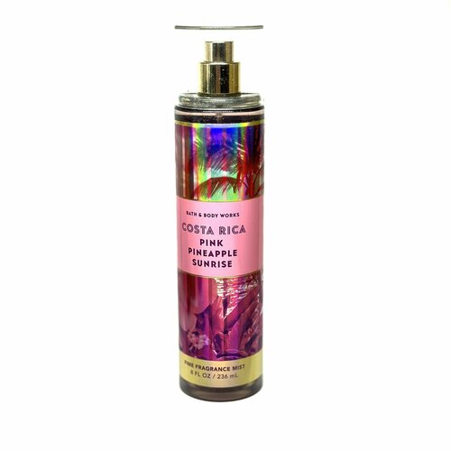 Bath and Body Works cпрей для тела , мист для тела COSTA RICA Pink Pineapple Sunrise (236мл)