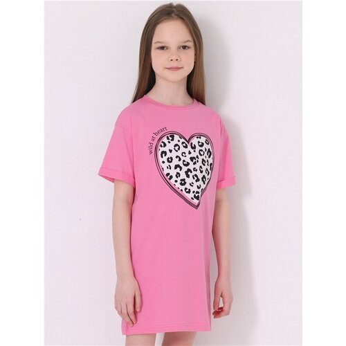 Платье Апрель, размер 52-98, розовый, черный