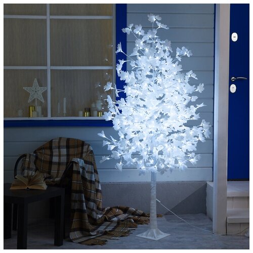 Дерево светодиодное "Клён белый", 1,8 м, 350 LED, 220 В, белый