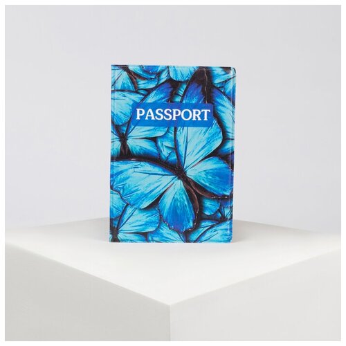   для паспорта Сима-ленд, синий, мультиколор