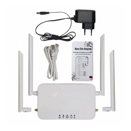 Роутер 4G VEGATEL VR4 Wi-Fi-2,4 (SMA)