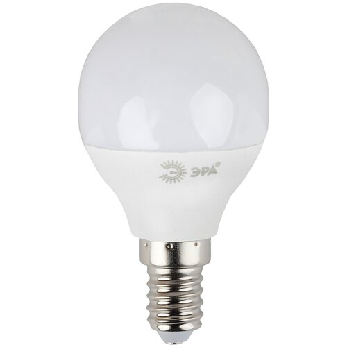 Лампа светодиодная ЭРА Б0020551, E14, P45, 7 Вт, 4000 К