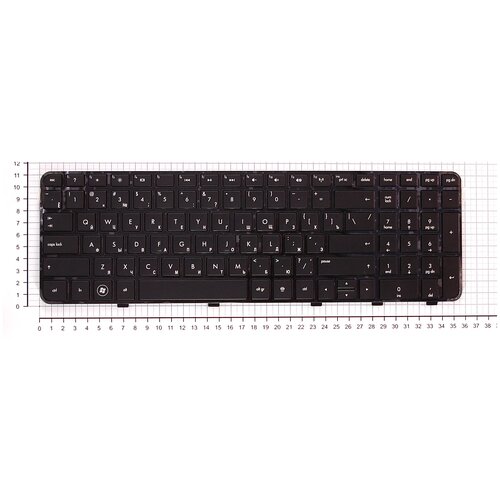 Клавиатура для ноутбука HP SG-48900-XUA (KBHP_DV6-6000), Цвет Черный