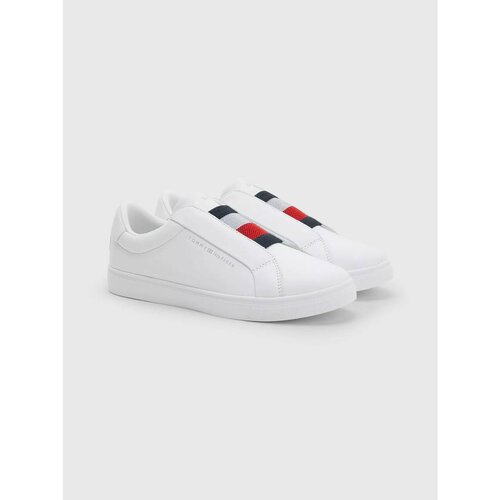 Слипоны TOMMY HILFIGER, размер 7.5, белый