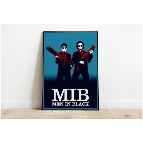 Плакат "Люди в чёрном" / Формат А3+ (33х48 см) / Постер для интерьера (без рамы) / Без рамы