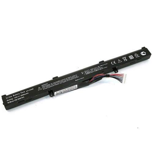 Аккумулятор для ноутбука Asus A41-X550E, X450J, X450JF, F750J, F750JB, R750J, R750JB, K750J, K750JB, X750J, X750JB, X751 14,8V 2600mAh код mb056703