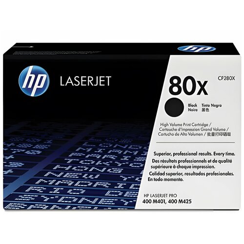 Картридж лазерный HP (CF280X) LaserJet Pro M401/ M425, черный, ориг., ресурс 6900 стр.