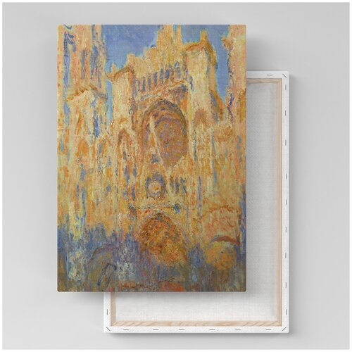 Картина на холсте с подрамником / Monet Claude / Клод Моне - Руанский Собор