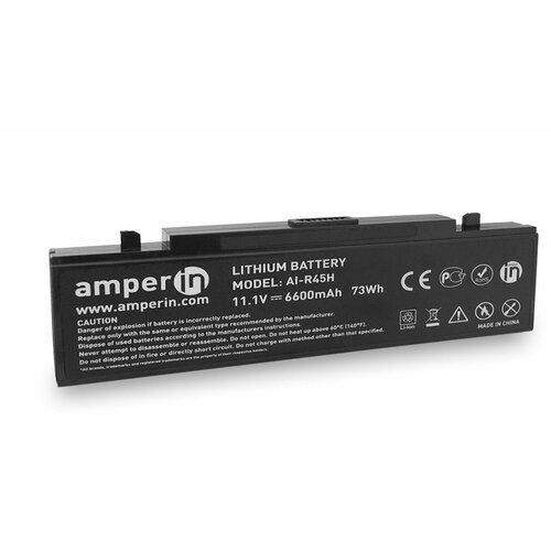 Аккумуляторная батарея усиленная Amperin для ноутбука Samsung AA-PB6NC6WUS 11.1V (6600mAh)