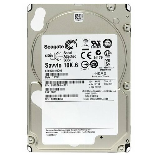 Жесткий диск SAS 2.5" Seagate 600Gb 10K (ST600MM0006)