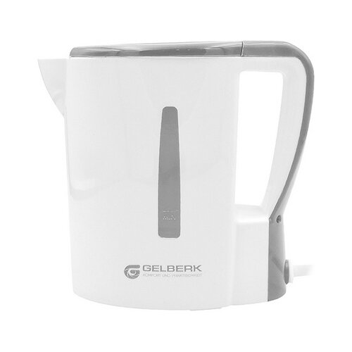 Чайник Gelberk GL-465, белый/серый
